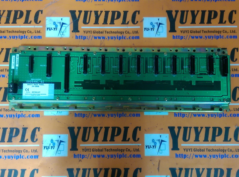 SHARP JW-28KB / X6064NC-6Z BASIC RACK PANEL - 裕益科技自動化設備可程式編碼器PLC分散式控制系統DCS